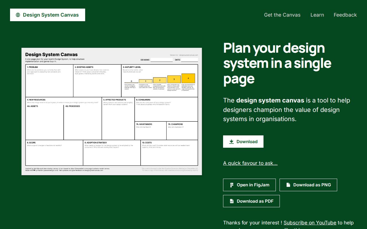 Design System Canvas — Download Now!